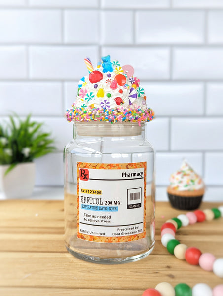 RX Candy Prescription Candy Jar – Love In The City Shop